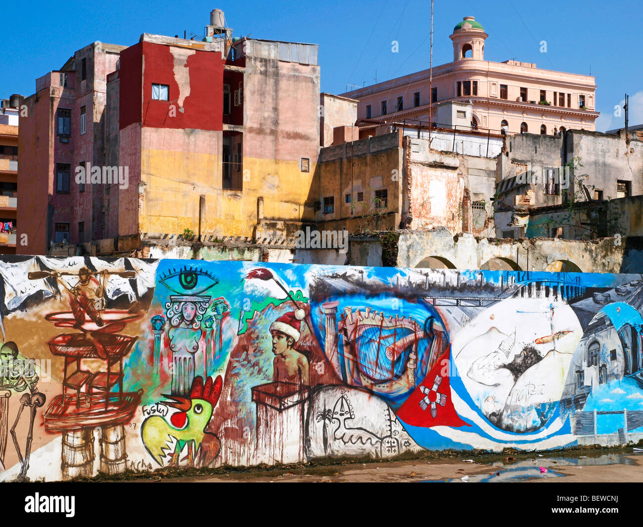 Graffiti In Havana Cuba High Resolution Stock Photography and Images ...
