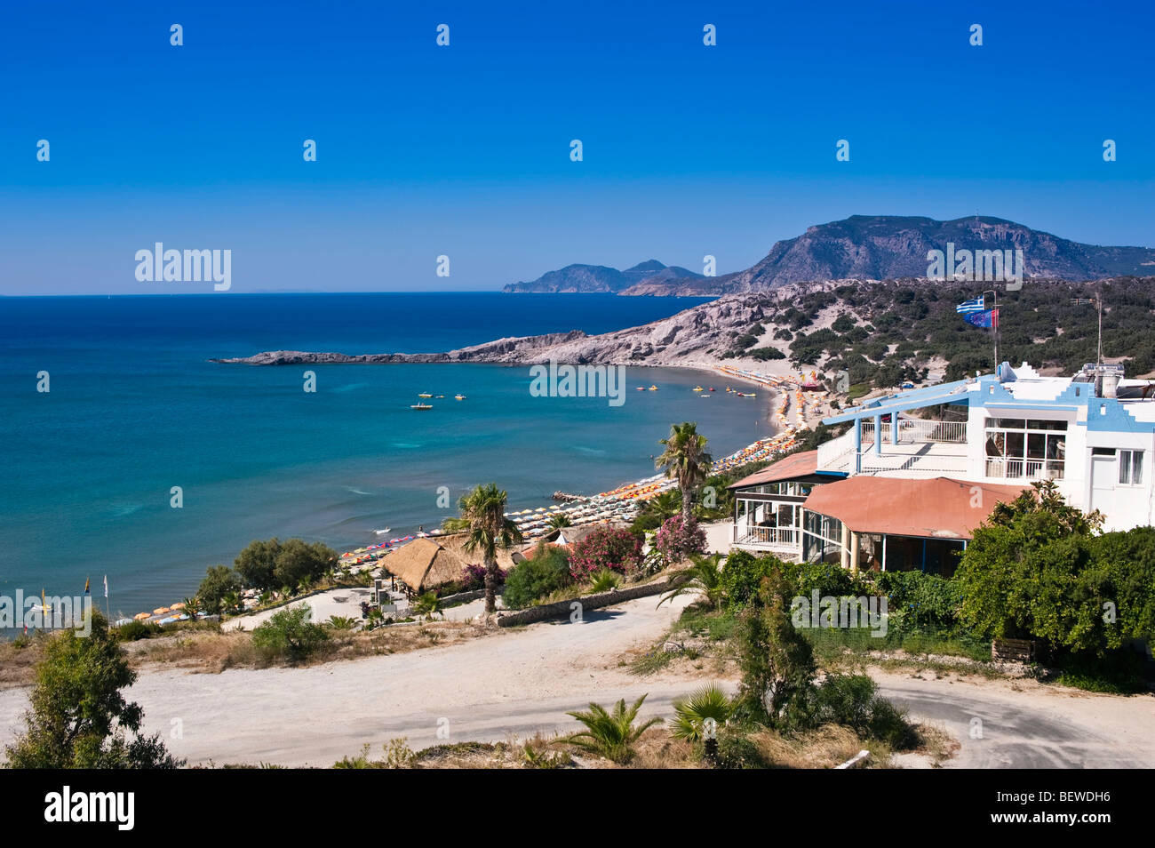 Cos beach greece hi-res stock photography and images - Alamy