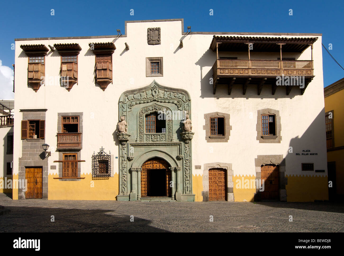 Museum in Las Palmas, Gran Canaria, Canary Islands, Spain, front view ...