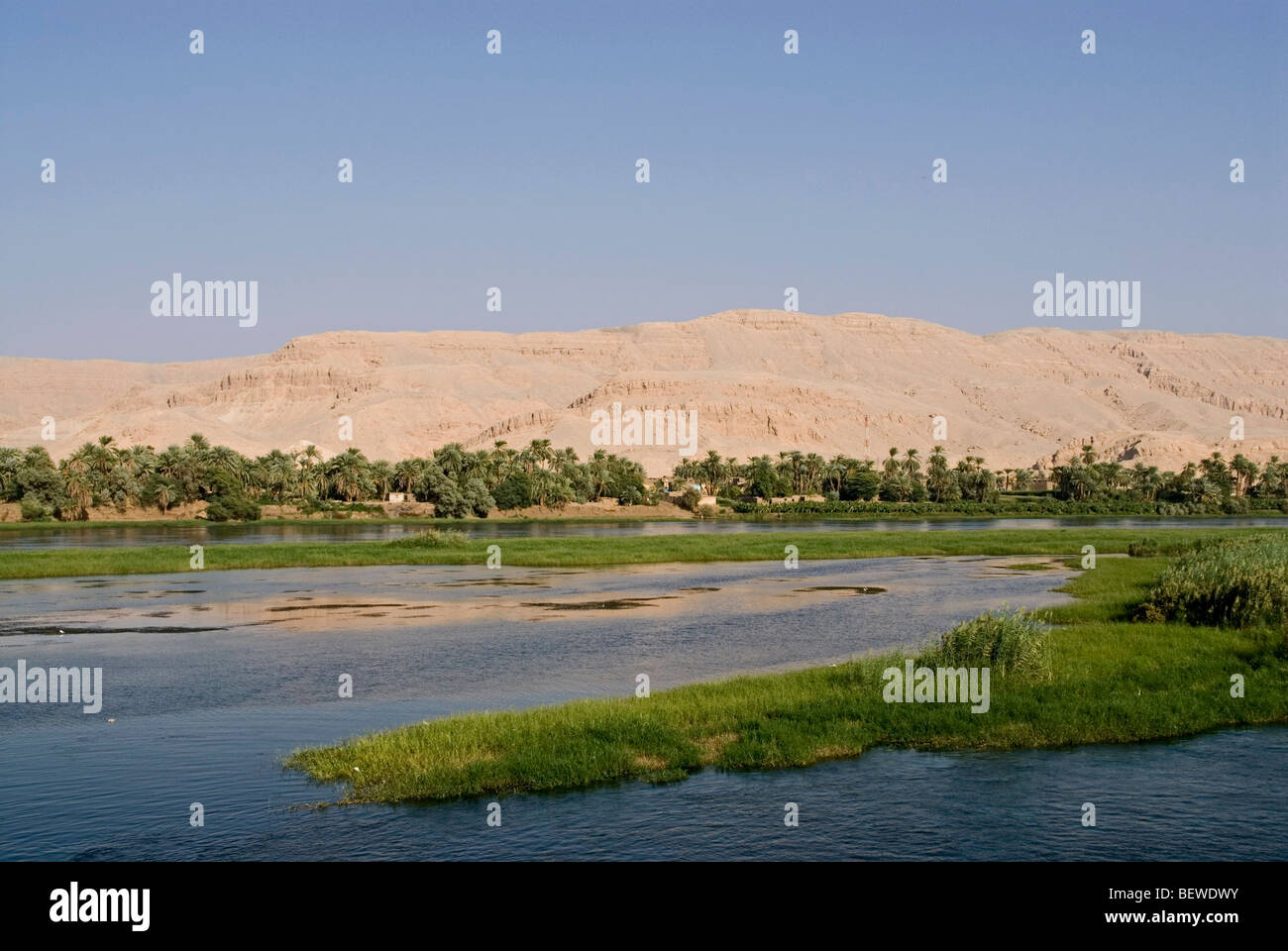 Nile landscape, Egypt Stock Photo - Alamy