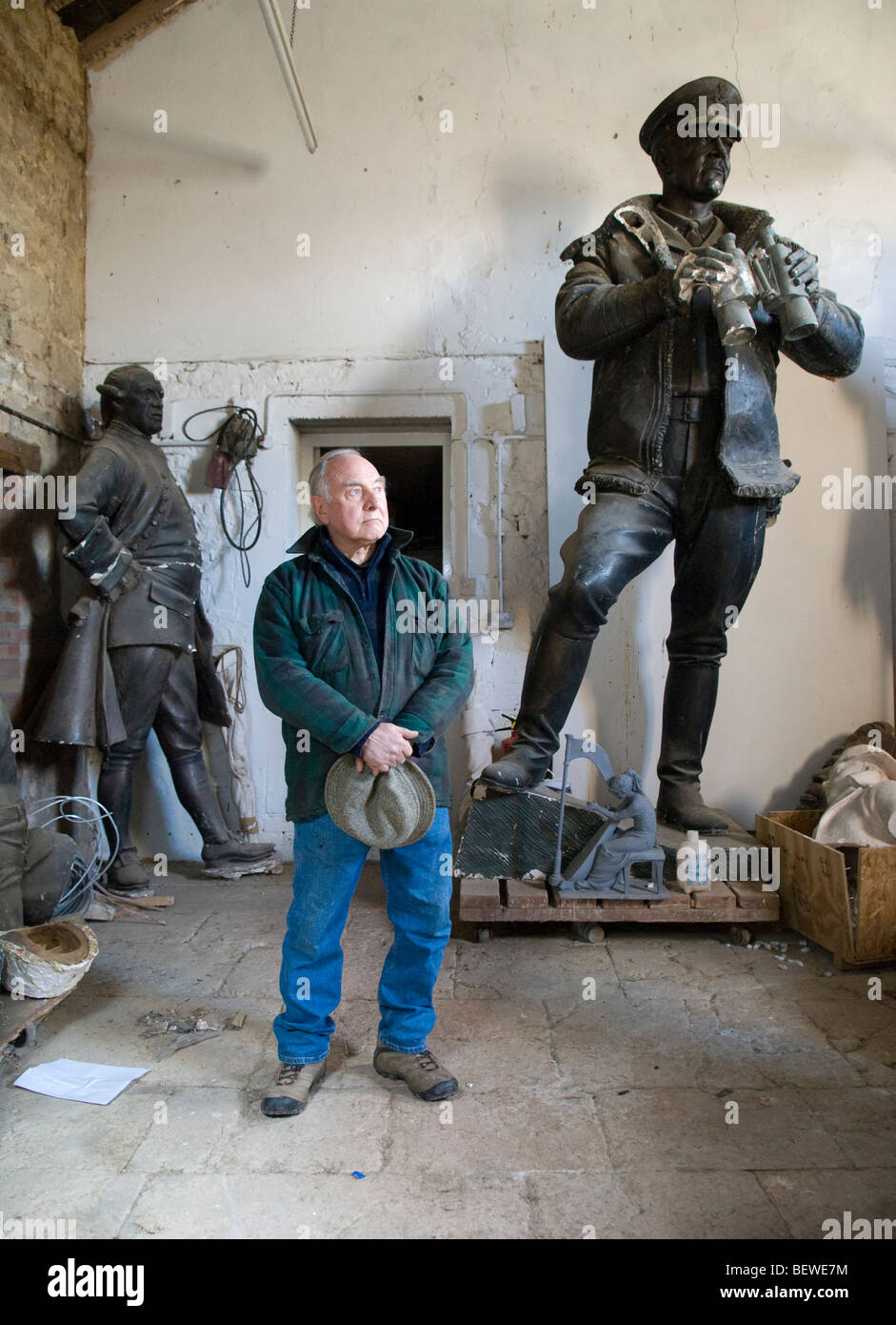 Portrait of James Butler, sculptor Stock Photo - Alamy