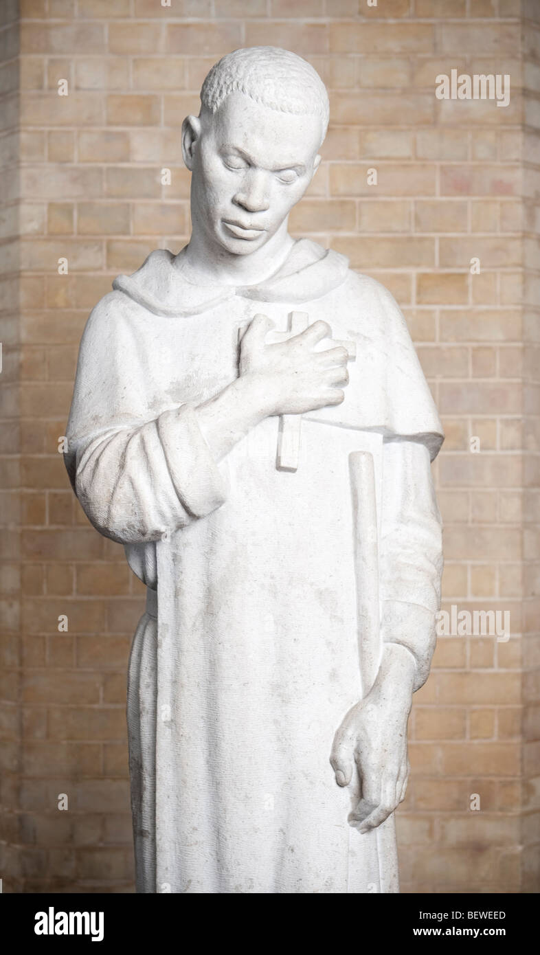 Sculpture of St Martin of Porres Stock Photo - Alamy