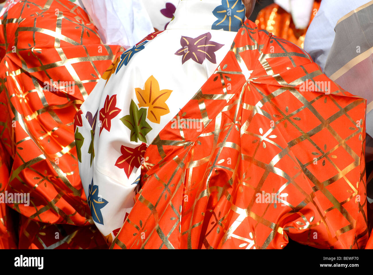 Performer Costume Detail At The Jidai Matsuri In Kyoto Japan Stock ...