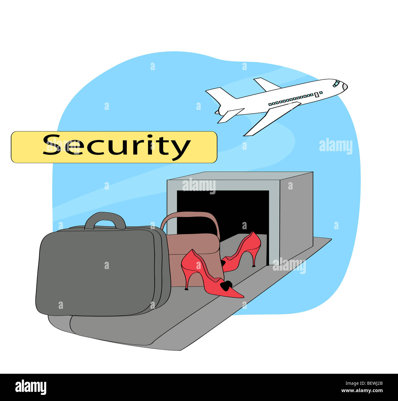 Flying Security 2, Linda Braucht (20th Century/American), Computer ...