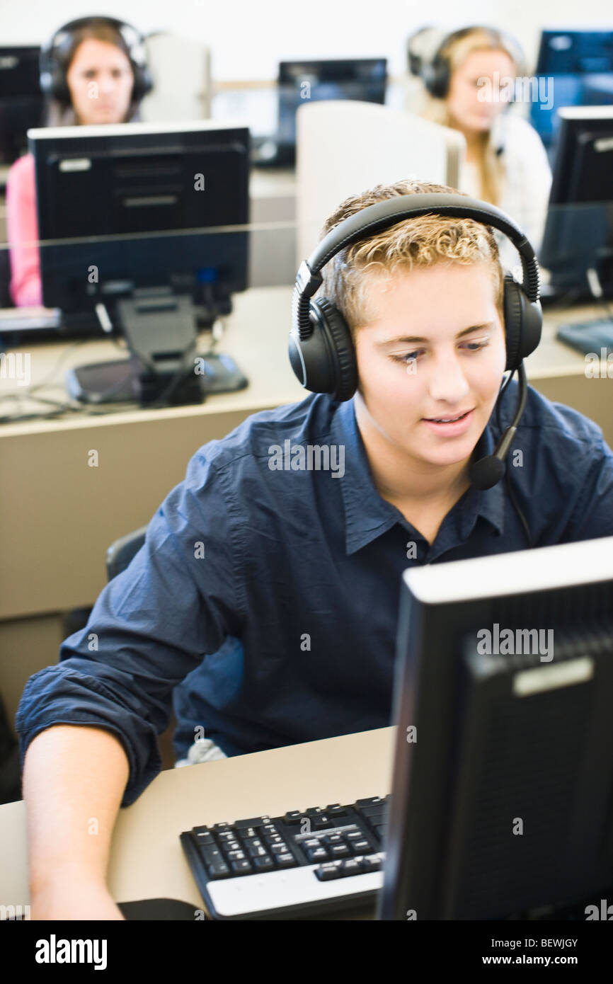 Communicate students hi-res stock photography and images - Alamy