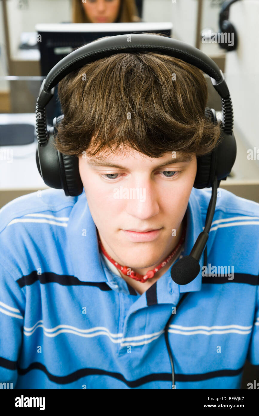 Student in a training class Stock Photo - Alamy
