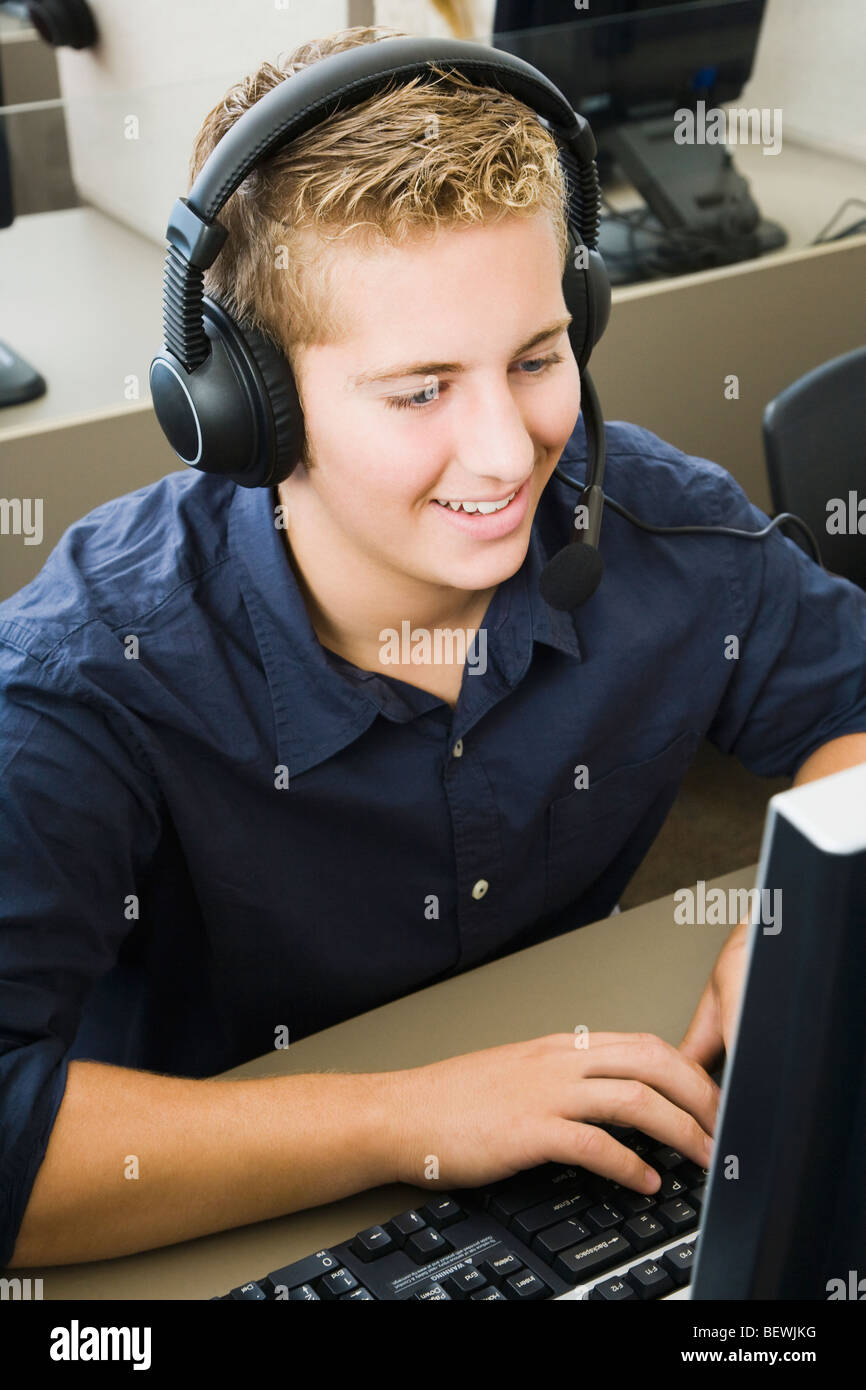 Student in a training class Stock Photo - Alamy