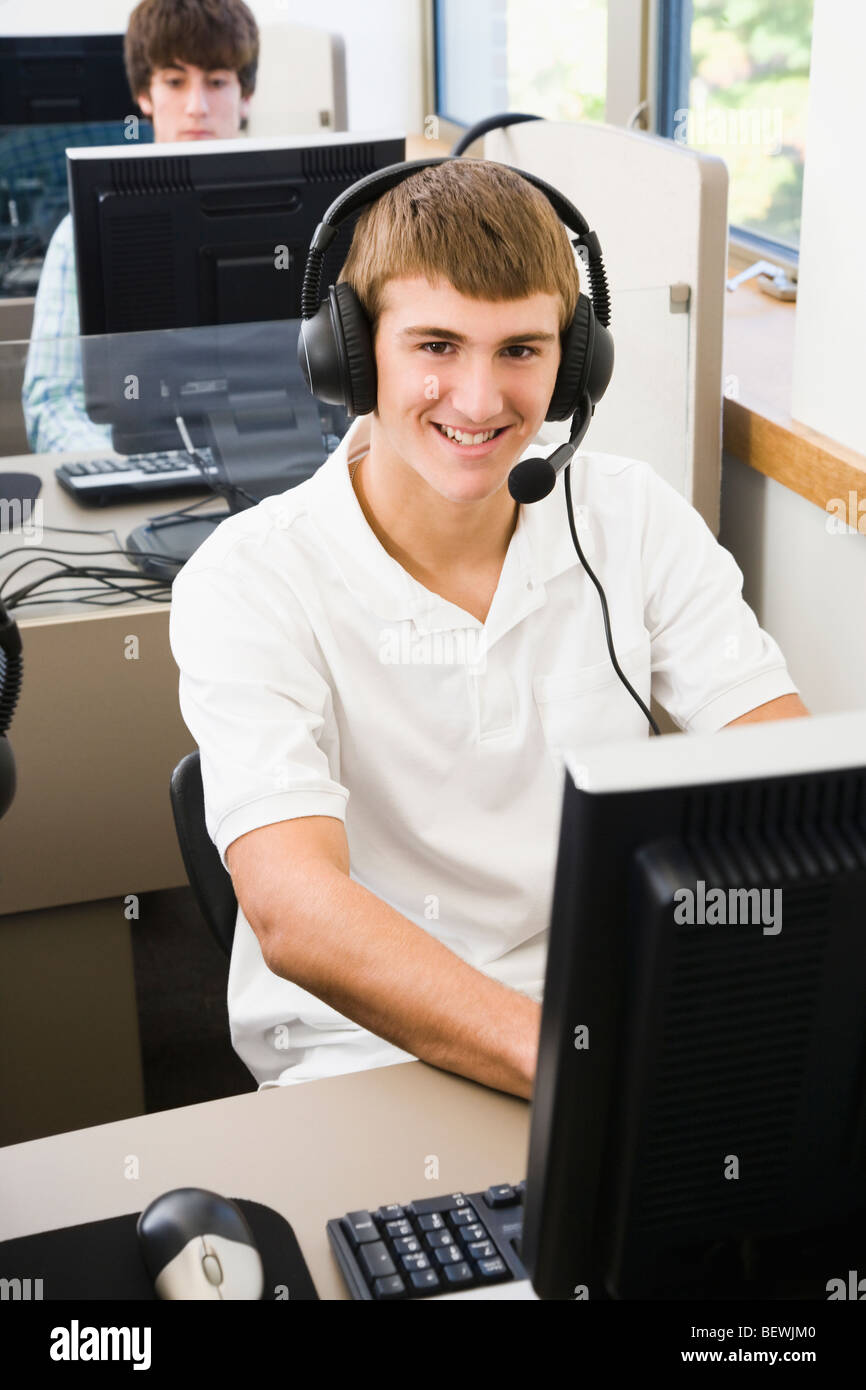 Student in a training class Stock Photo - Alamy