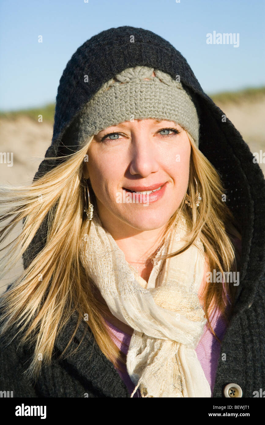 Woman on cape cod beach hi-res stock photography and images - Alamy