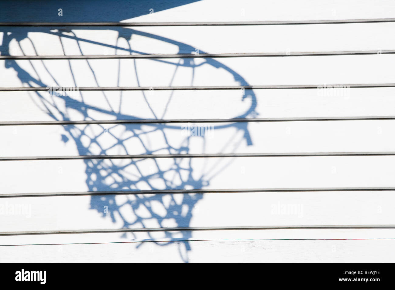 Shadow of Basketball hoop Stock Photo - Alamy
