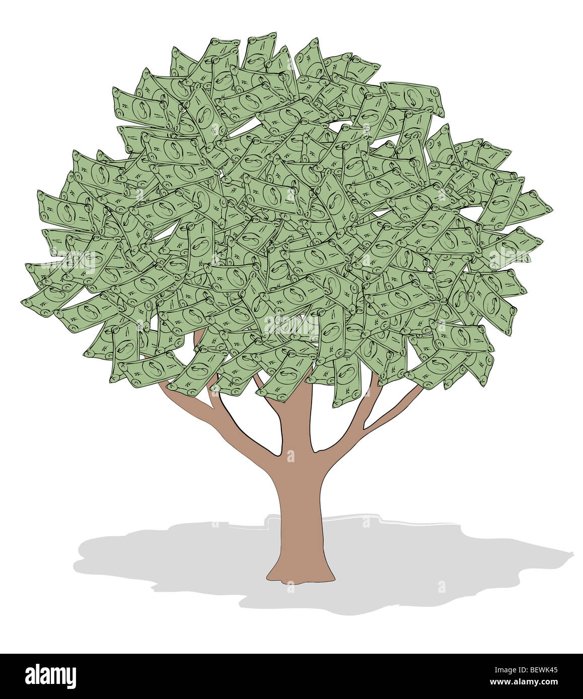 Money Tree, Linda Braucht, 20th Century, American, Computer Graphics ...