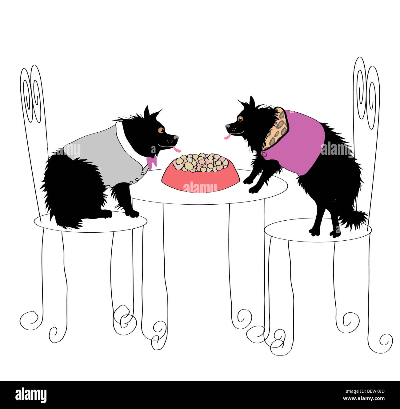 Doggie Diner, Linda Braucht, (20th Century/American), Computer Graphics ...