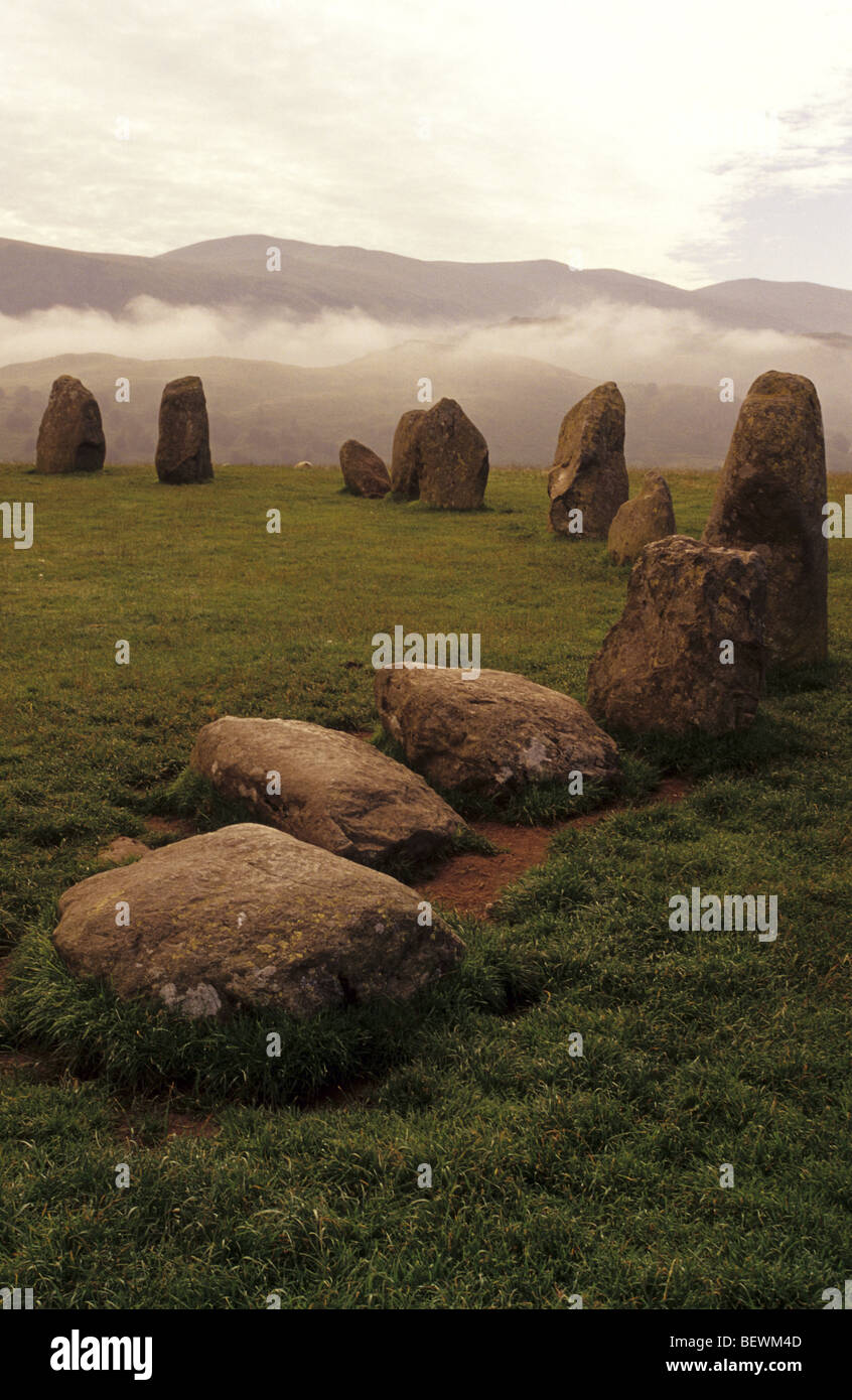 Castlerigg prehistoric stone circle hi-res stock photography and images ...