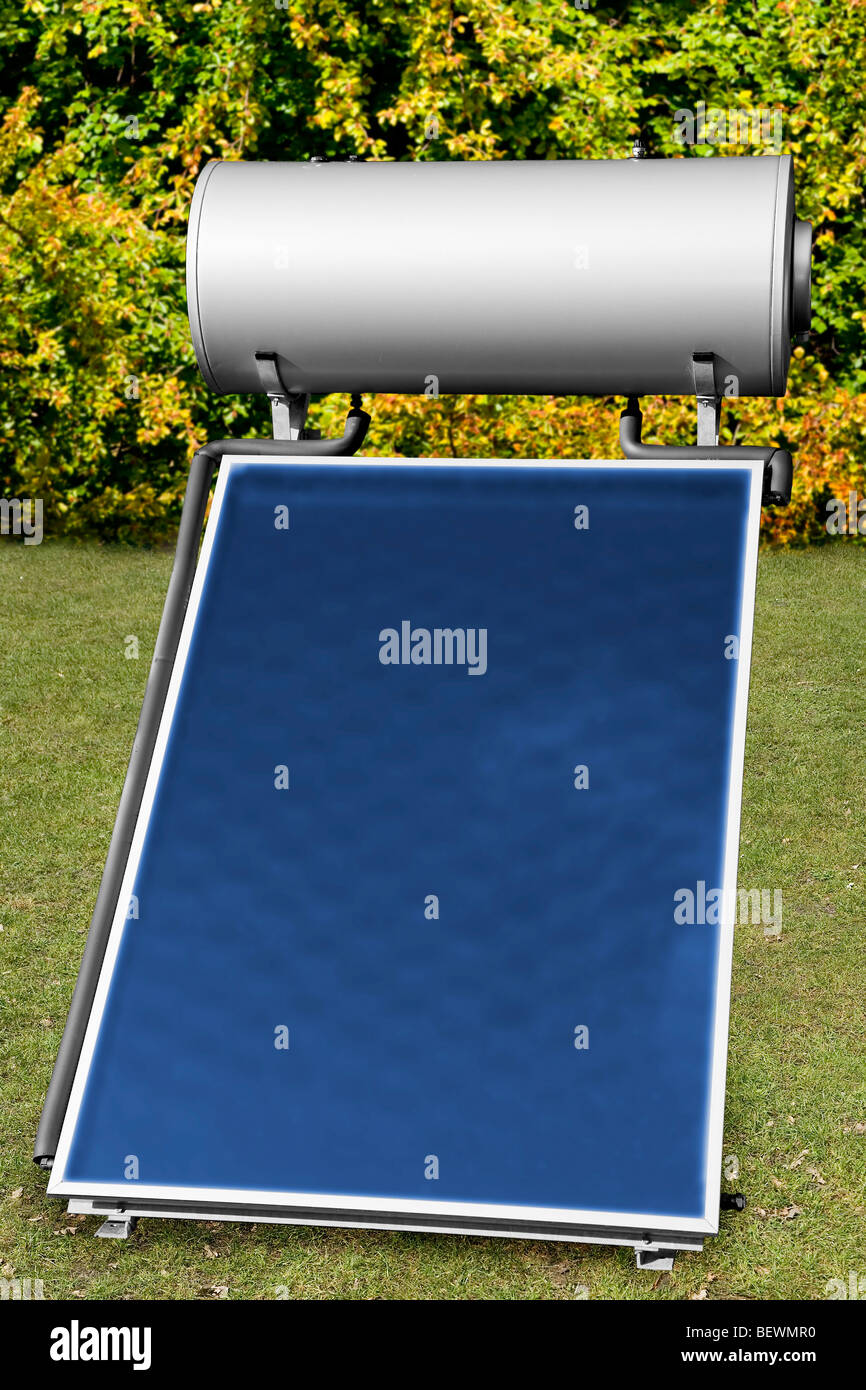 Solar heating unit Stock Photo - Alamy