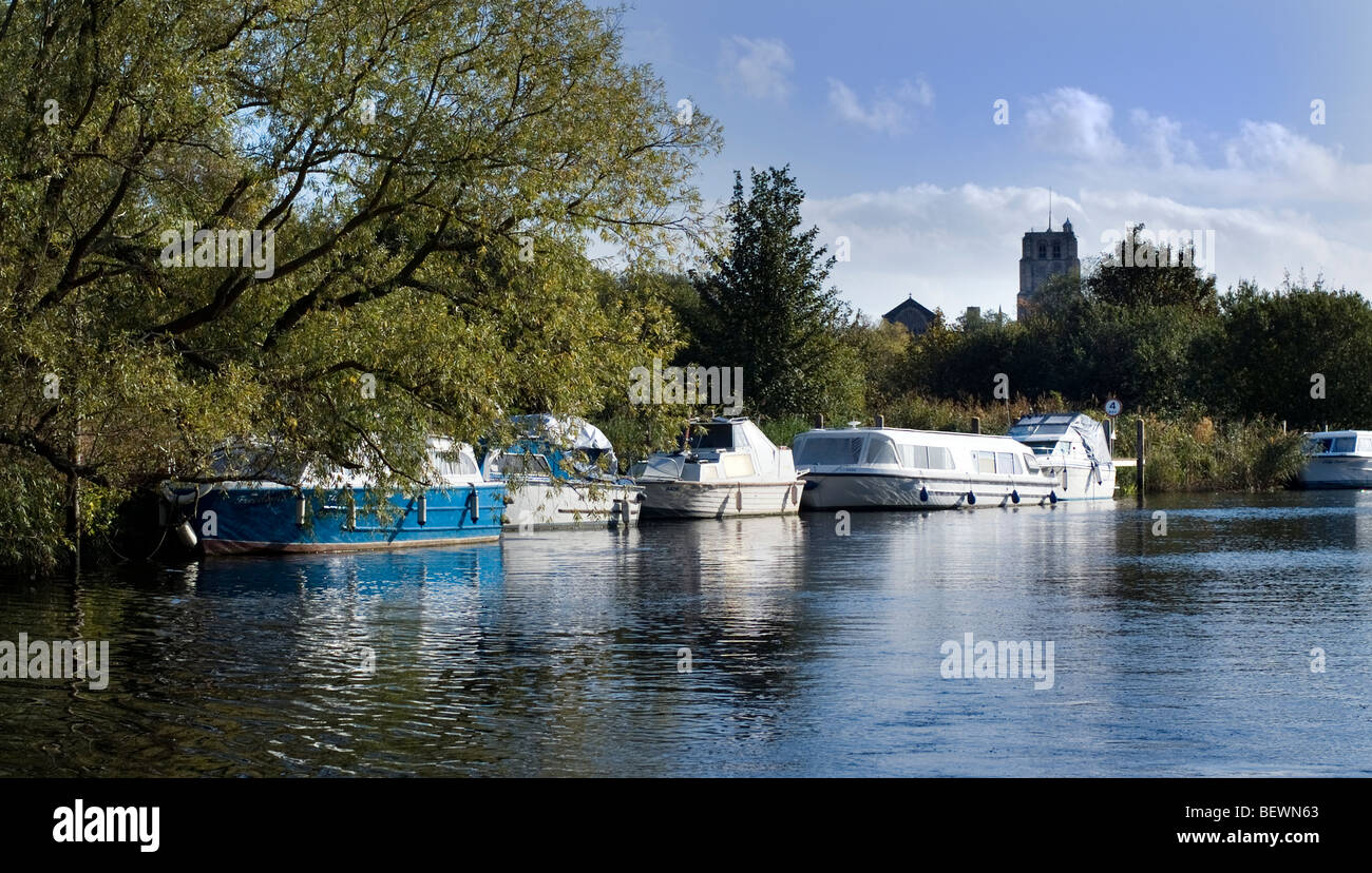 river waveney at beccles suffolk united kingdom Stock Photo - Alamy