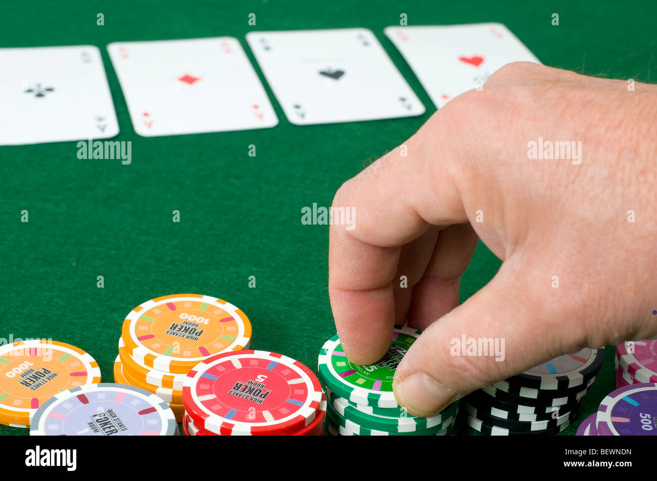 Poker strategy hi-res stock photography and images - Alamy