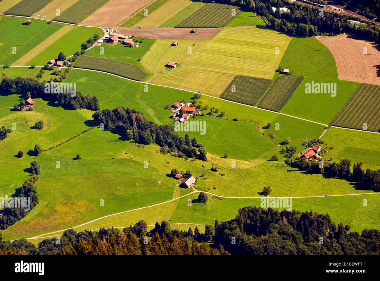 View from Mount Niesen (2336-meter-high) Swiss Alps Stock Photo - Alamy