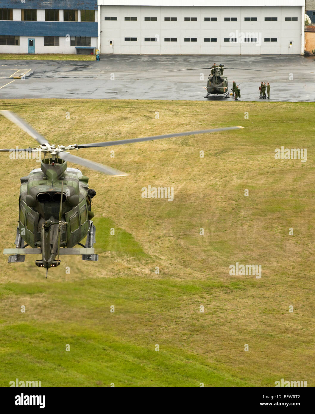 military helicopter landing Stock Photo - Alamy
