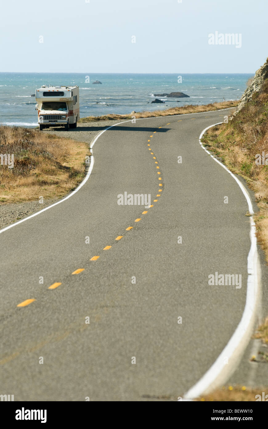 Mattole Road along California's Lost Coast Stock Photo - Alamy