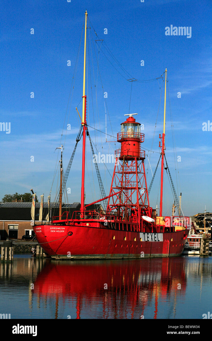 Fire ship "Texel", marine museum, Den Helder, The Netherlands Stock ...