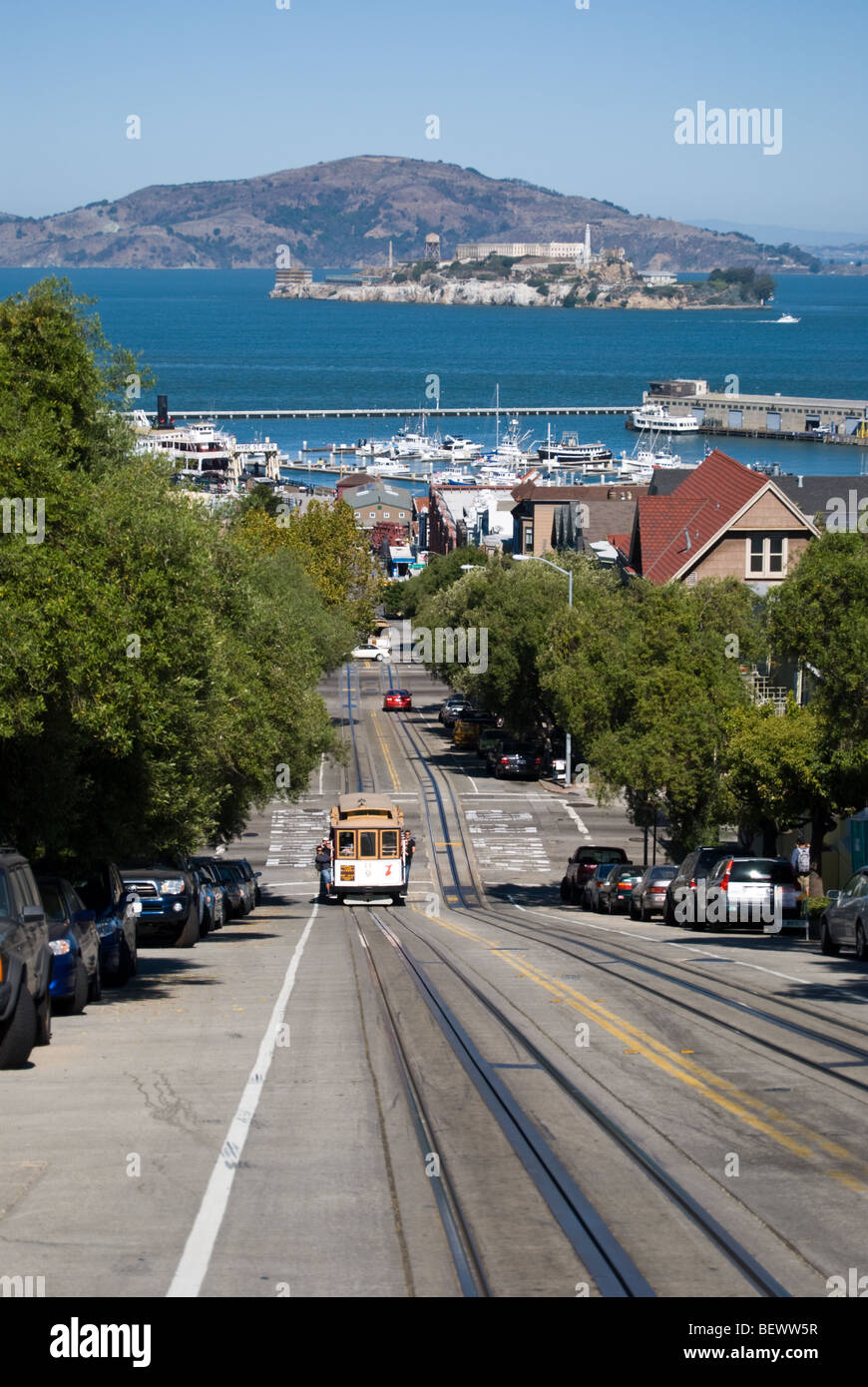 A San Francisco cable car Stock Photo - Alamy