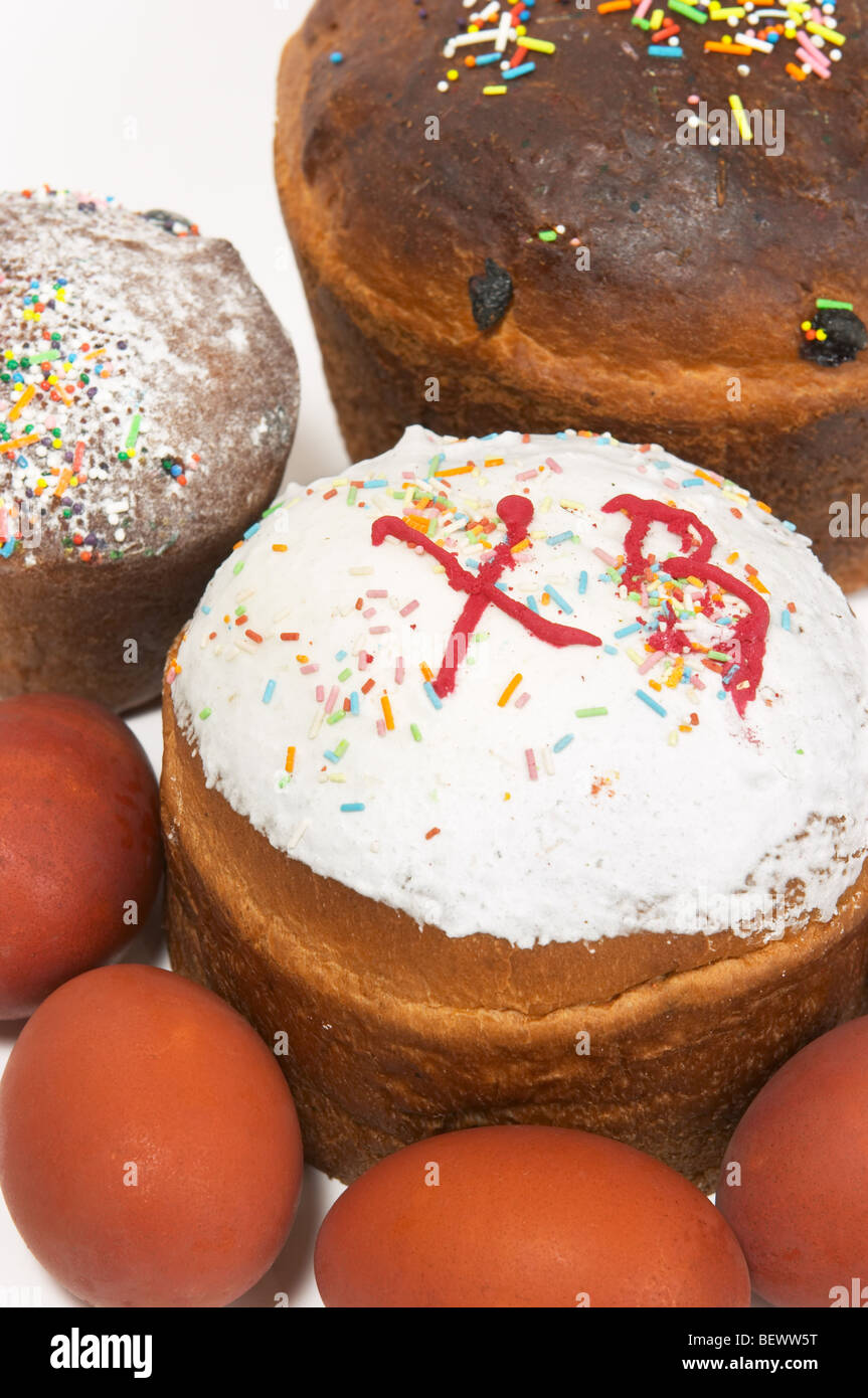 Colorful paschal easter eggs hi-res stock photography and images - Alamy