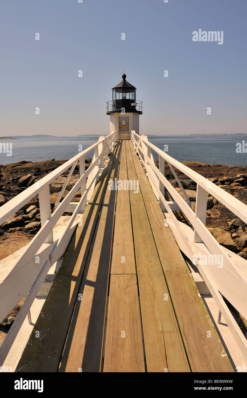 Marshall Point Lighthouse, Port Clyde, Maine, USA Stock Photo - Alamy