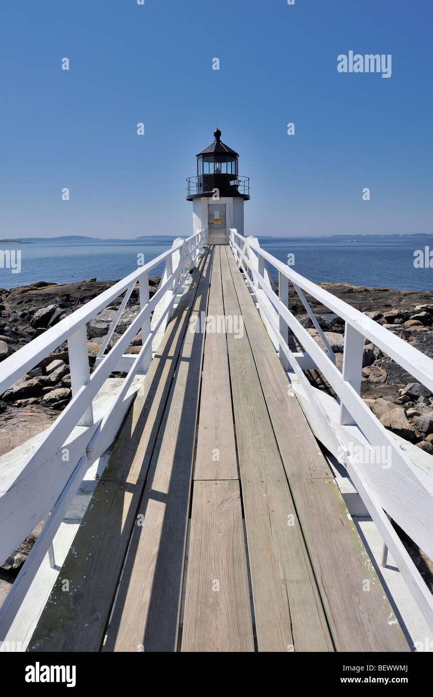 Marshall Point Lighthouse, Port Clyde, Maine, USA Stock Photo - Alamy