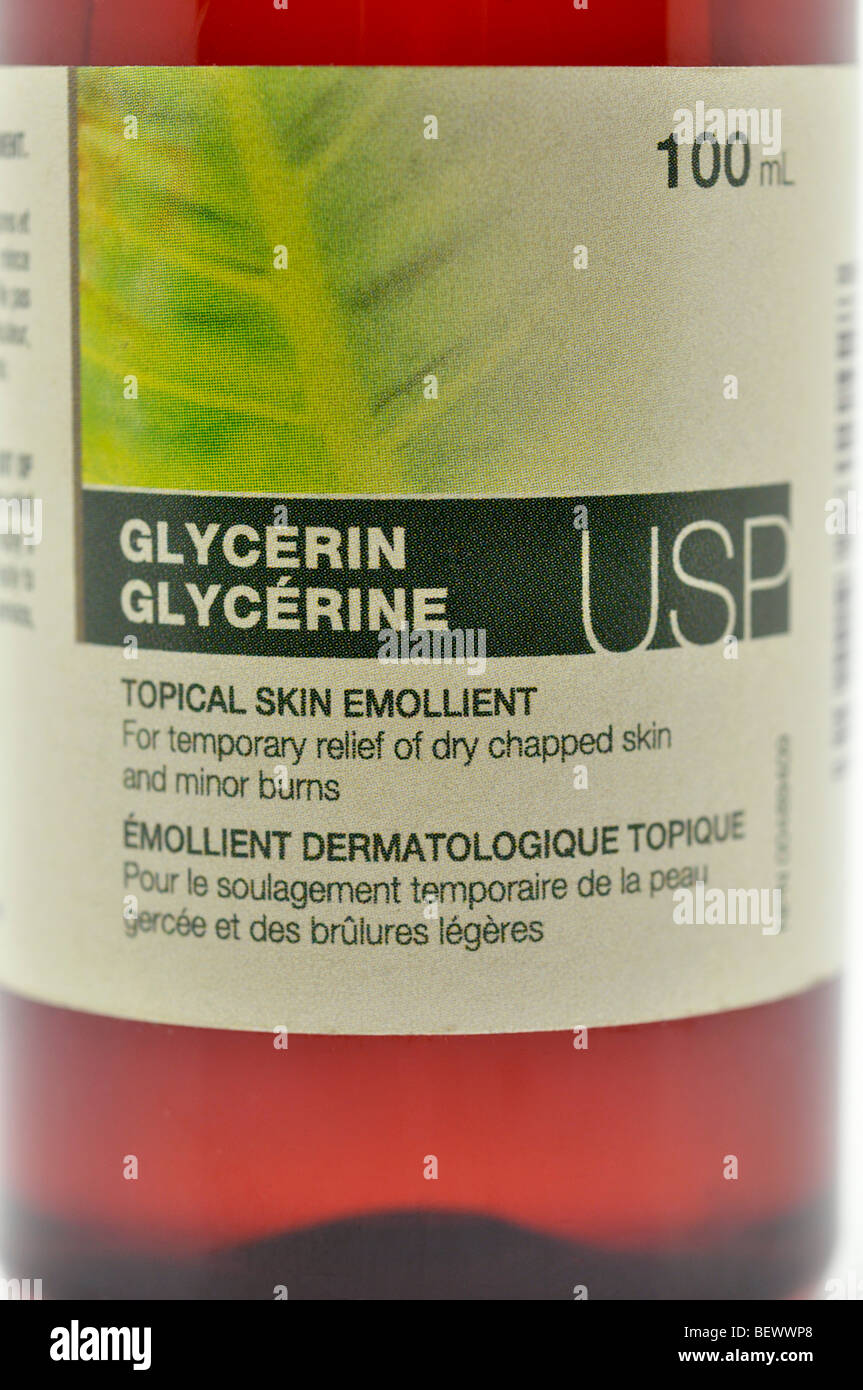 Glycerin bottle hi-res stock photography and images - Alamy