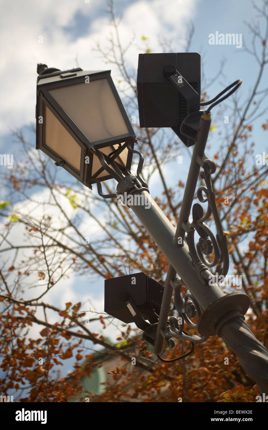 Lamppost in park hi-res stock photography and images - Alamy