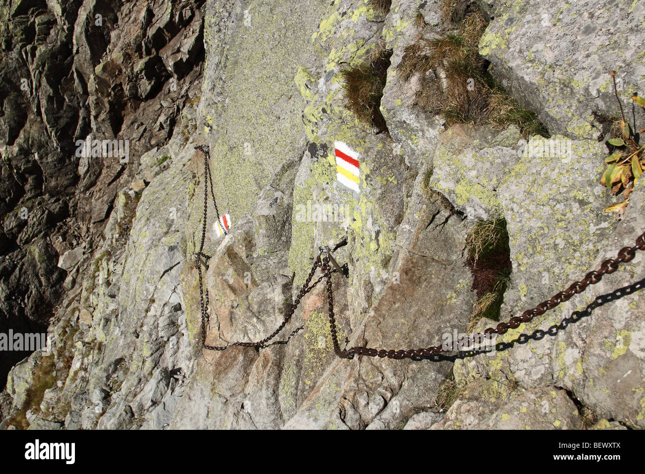 Protection on dangerous part of "eagle's path" - touristic trail in ...