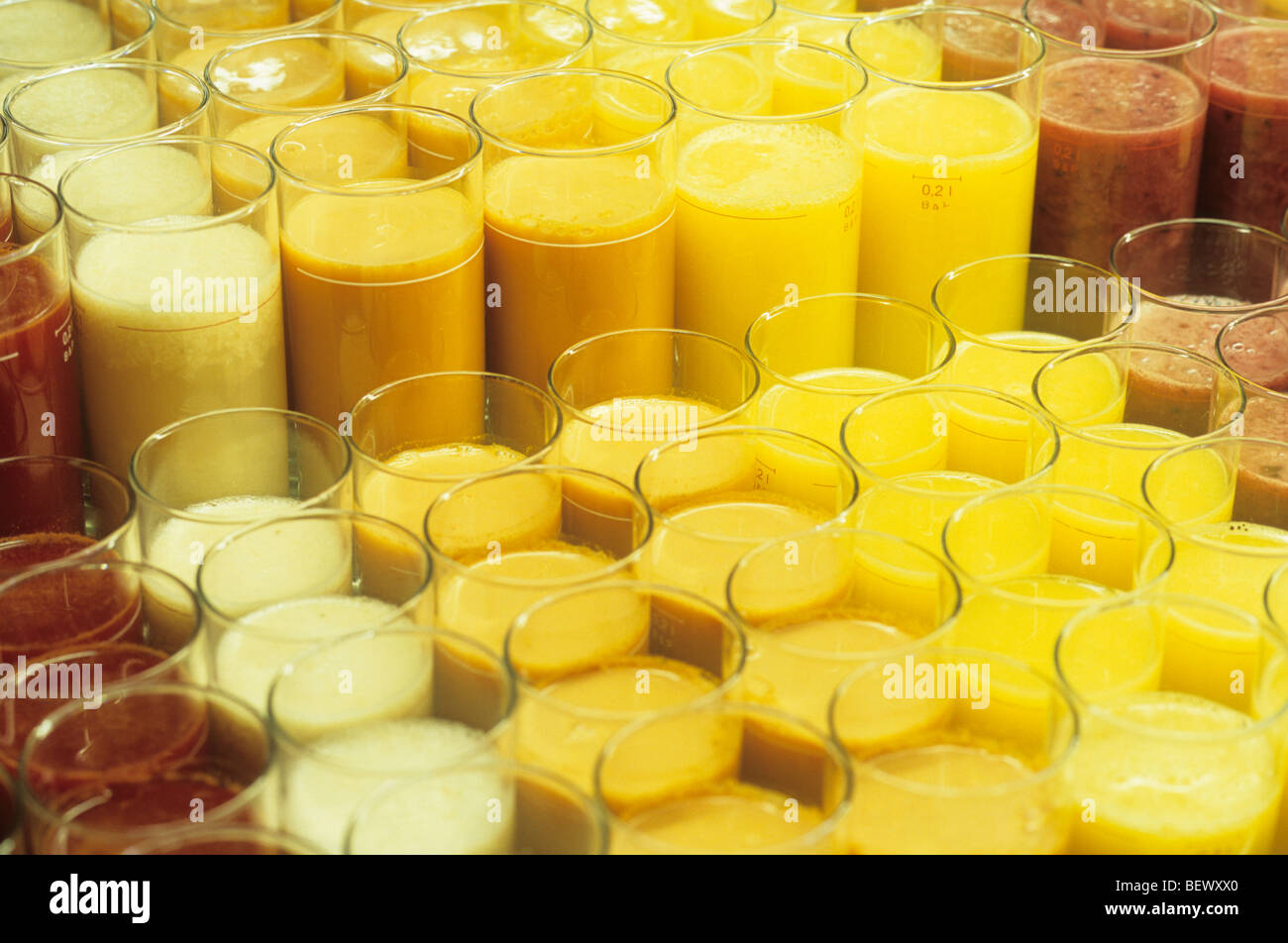 Several Fruit Juice, Germany Stock Photo - Alamy