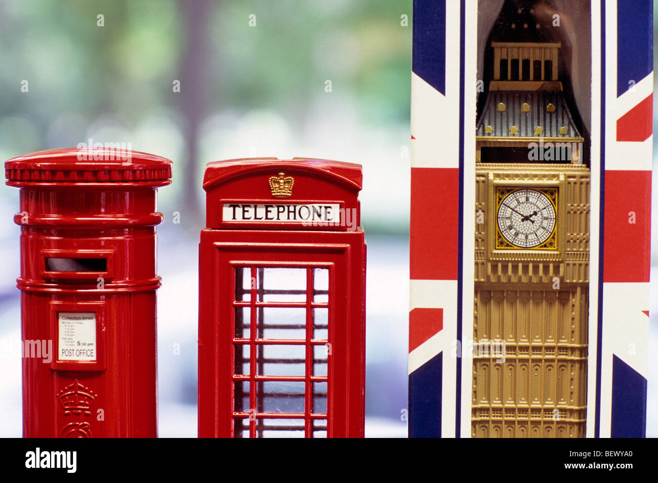 British Souvenirs, Mail Boxe, Call Box, Big Ben, Savings Boxes, England ...