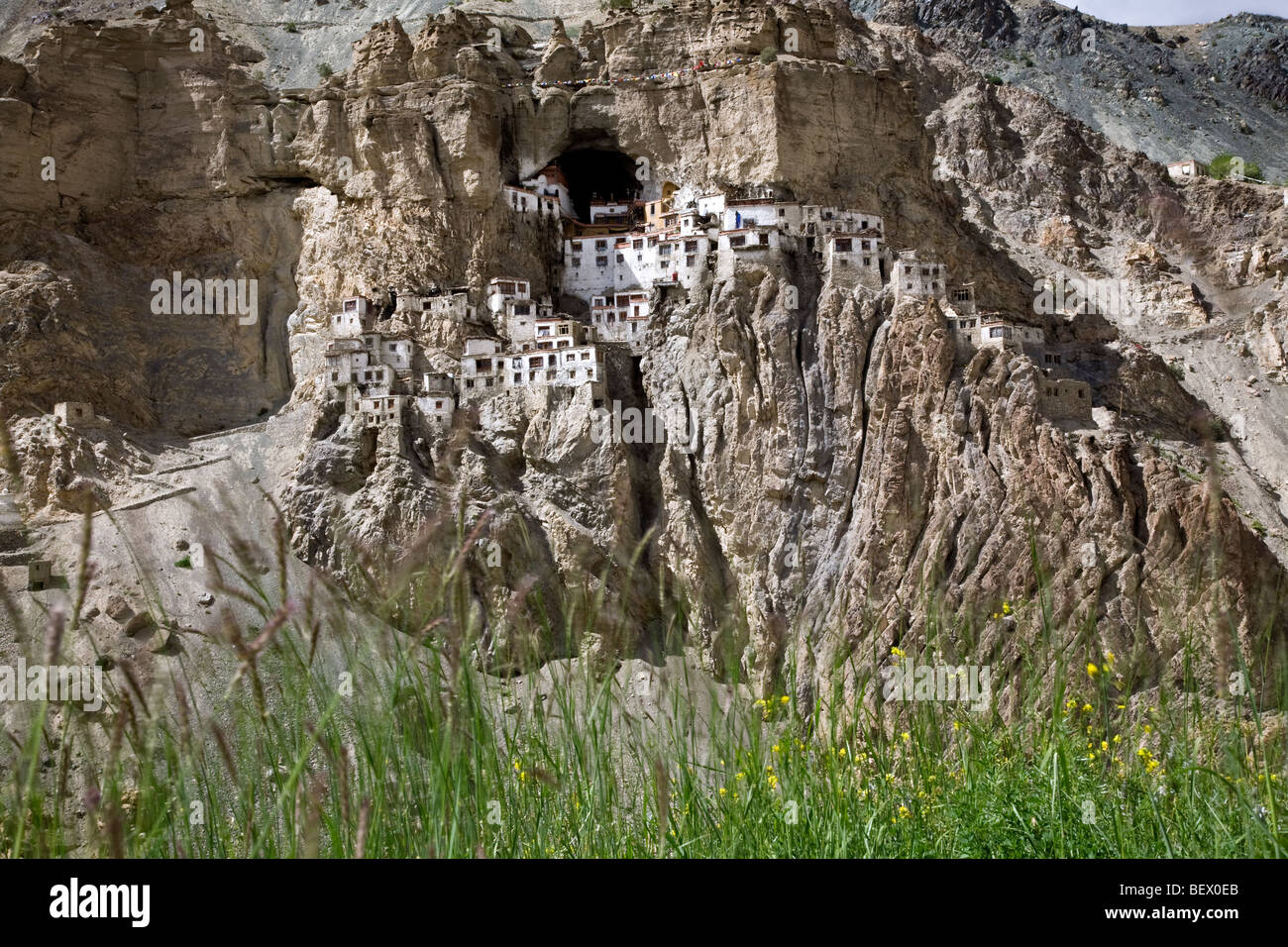 Phuktal monastery. Zanskar. India Stock Photo - Alamy