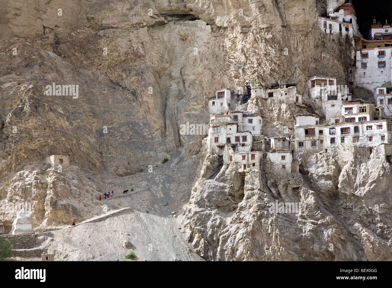 Phuktal monastery. Zanskar. India Stock Photo - Alamy