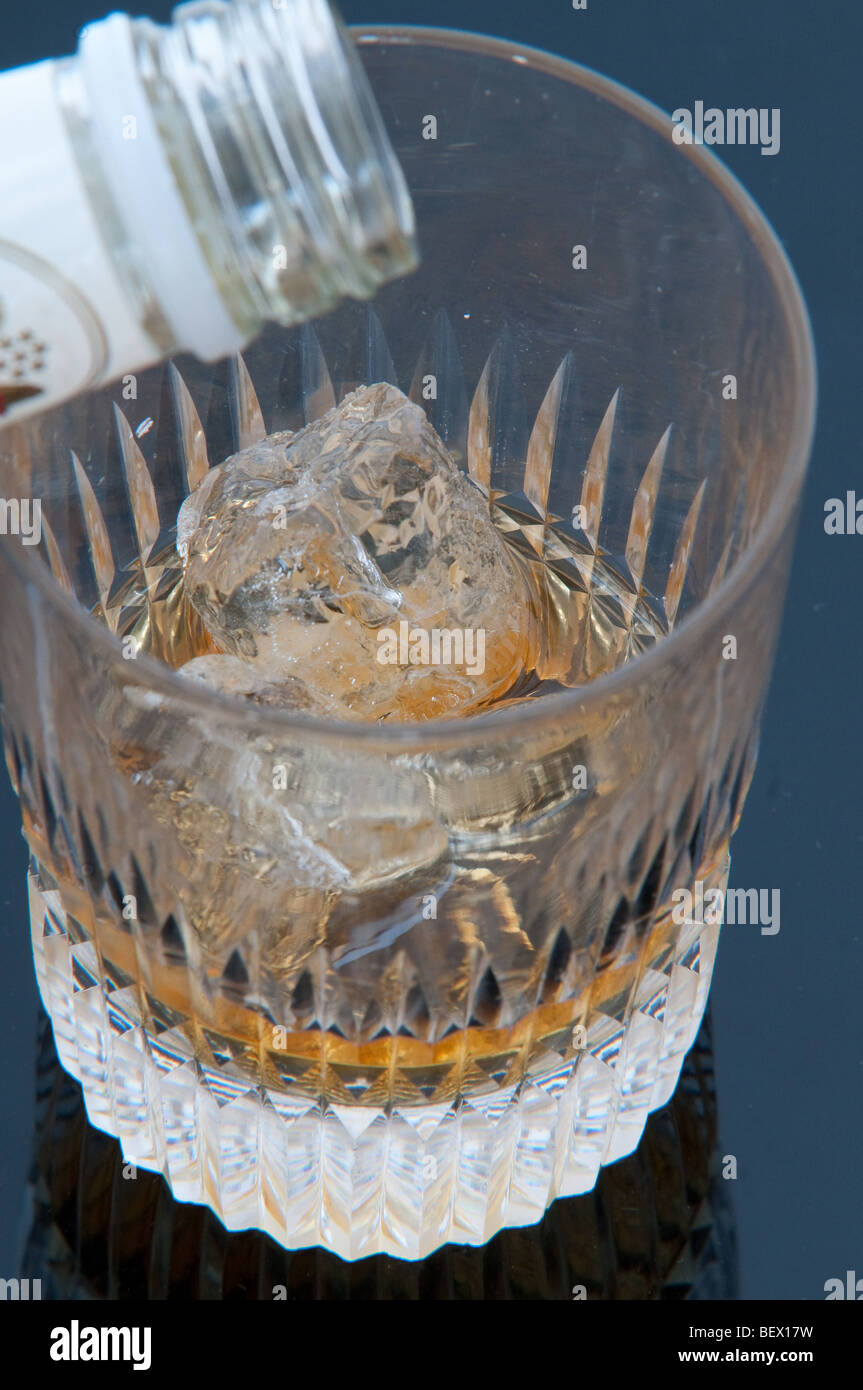 A small glass of whiskey Stock Photo - Alamy