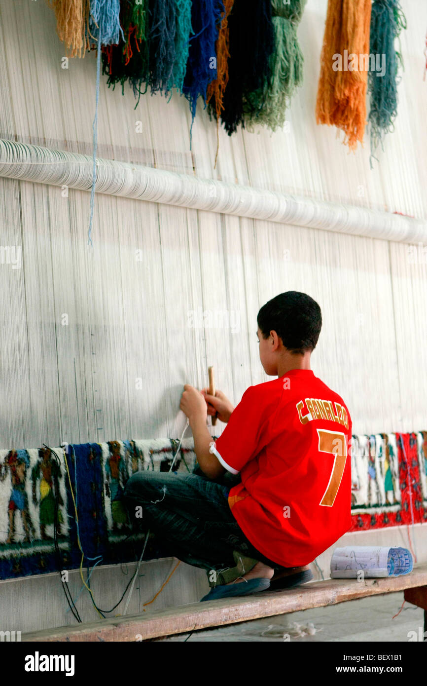 A carpet factory in Cairo, Egypt Stock Photo - Alamy
