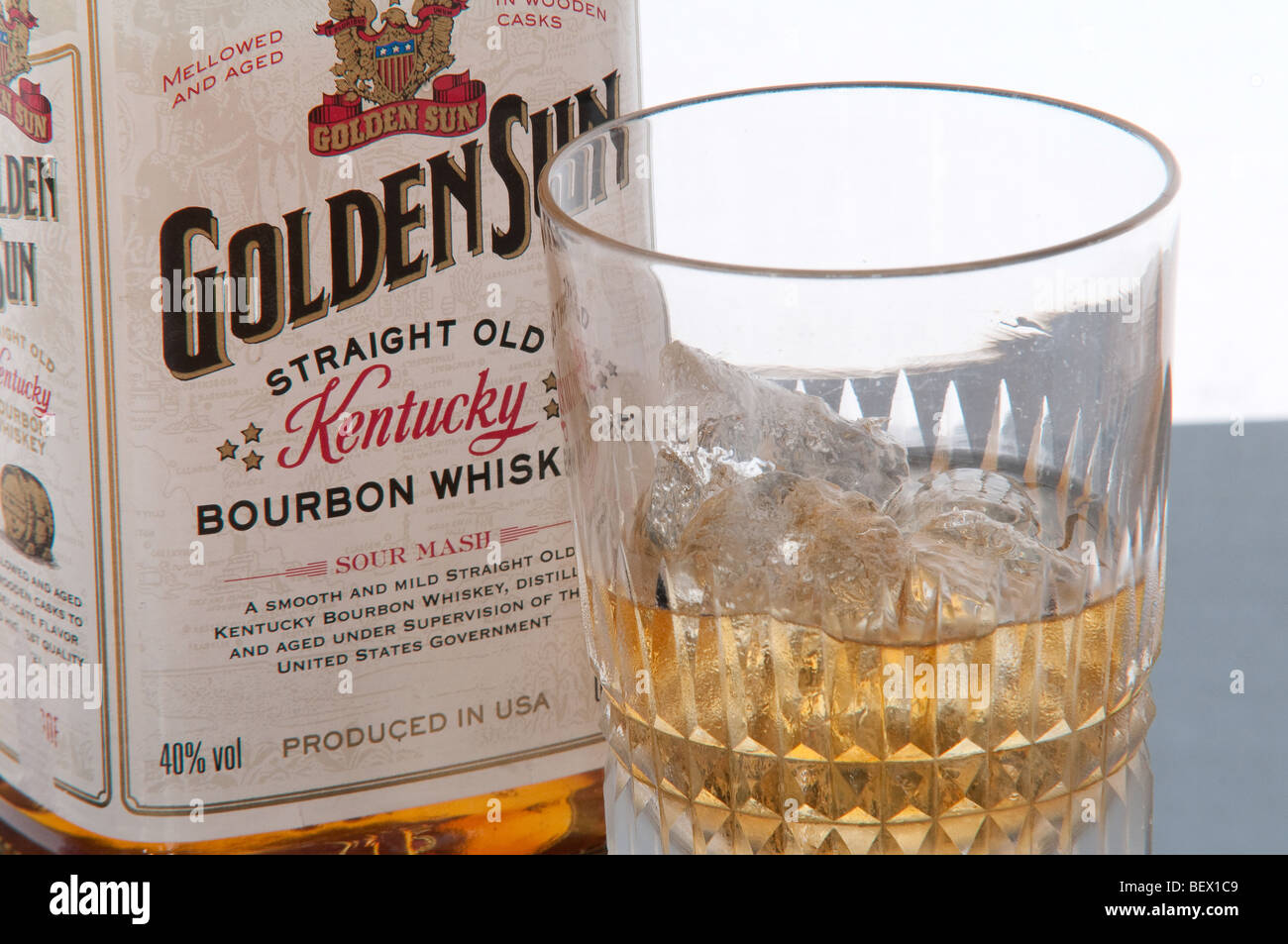 A small glass of whiskey Stock Photo - Alamy