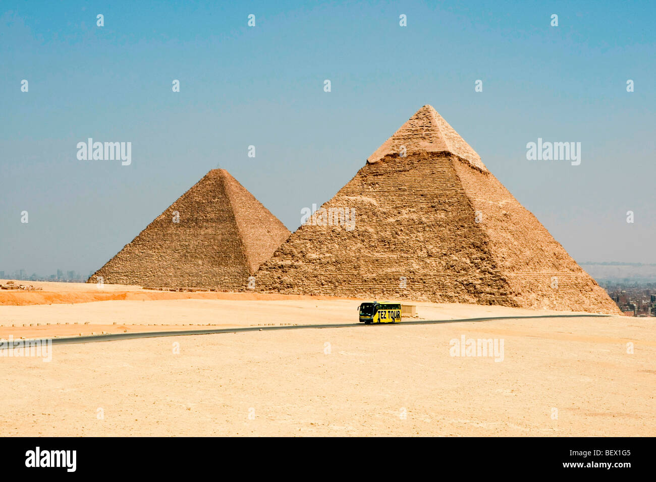The Pyramids at Giza, near Cairo, Egypt Stock Photo - Alamy