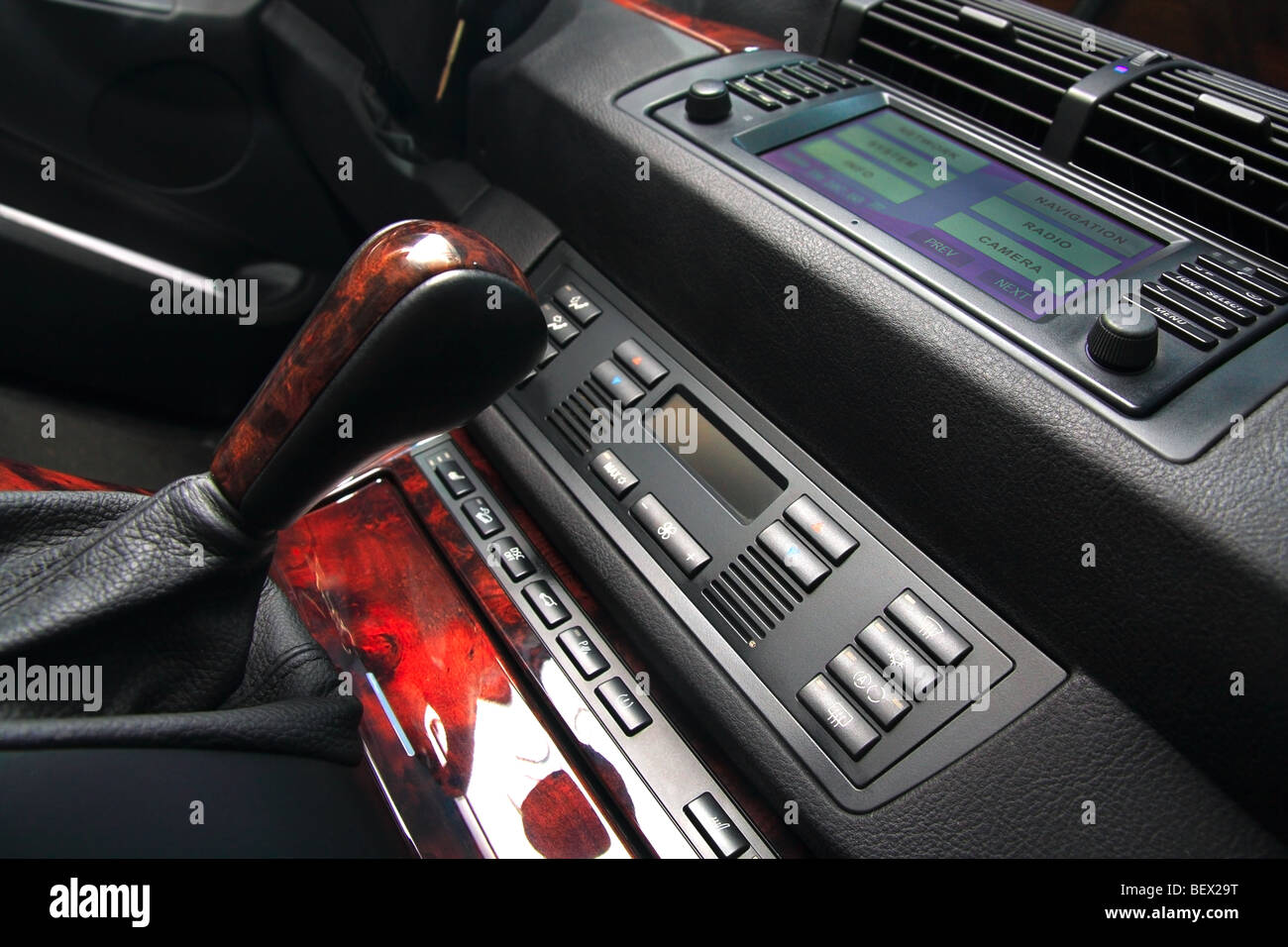 Modern luxury cars dashboard Stock Photo - Alamy