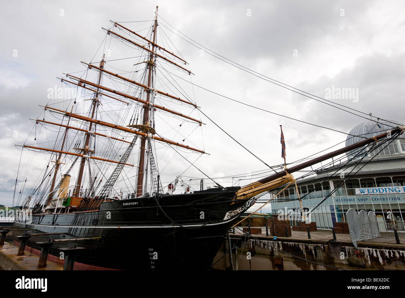 RRS Discovery, Dundee, Scotland. Antarctic expedition ship built in ...