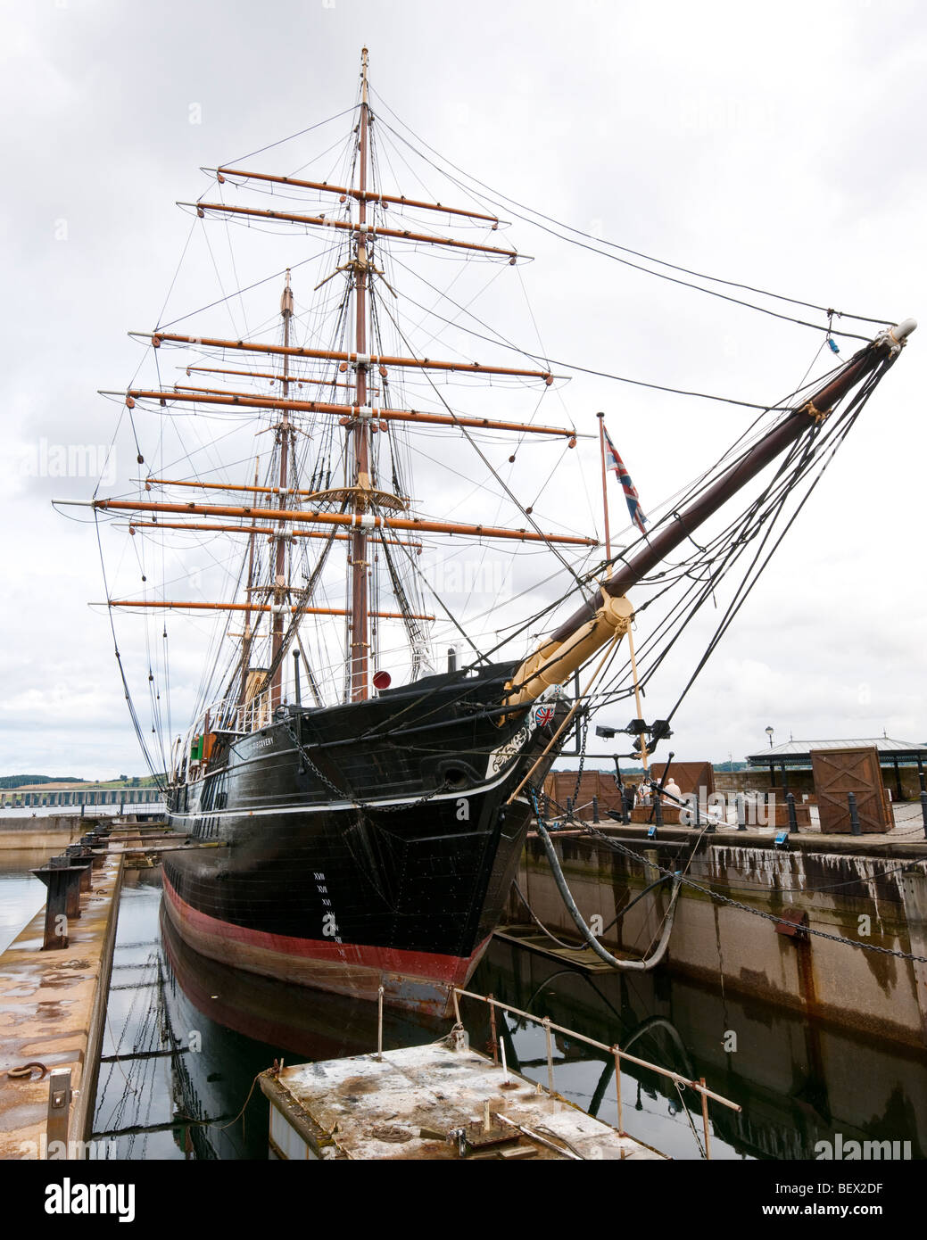 RRS Discovery, Dundee, Scotland. Antarctic expedition ship built in ...