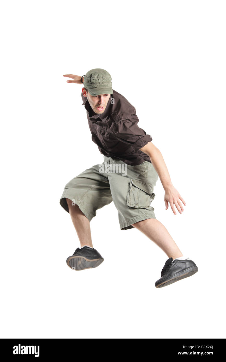 Young man dancing Stock Photo - Alamy
