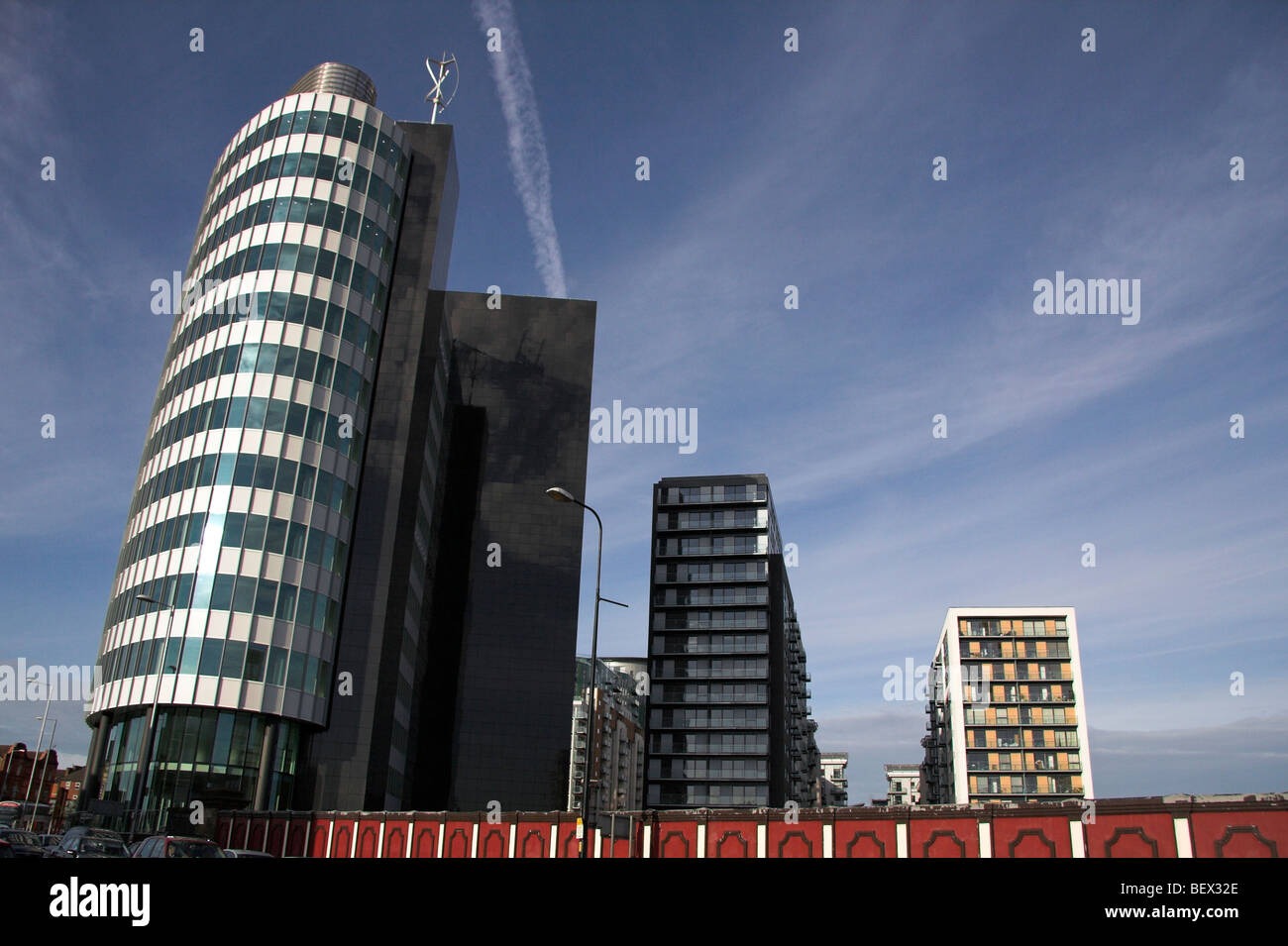 Modern office block, The Green Quarter, Cheetham Hill Road, Manchester ...