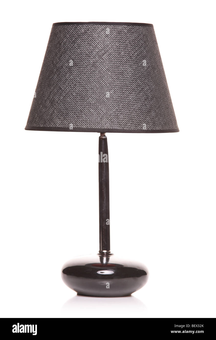 Black table lamp isolated on hi-res stock photography and images - Alamy