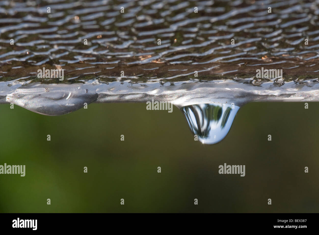 2 Water Drops Stock Photo - Alamy