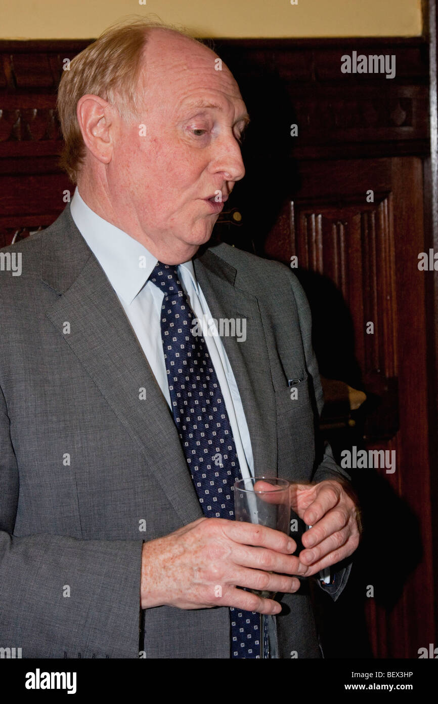 Neil Kinnock speaking at a function in the House of Commons, London in ...
