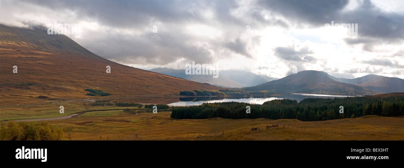 Loch Tulla A82 Achallader Bridge of Orchy Argyll. SCO 5394 Stock Photo ...