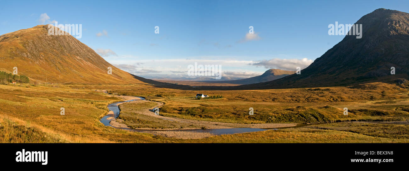 The spectacular Mountains range at Glen Coe, Inverness-shire, Highland ...