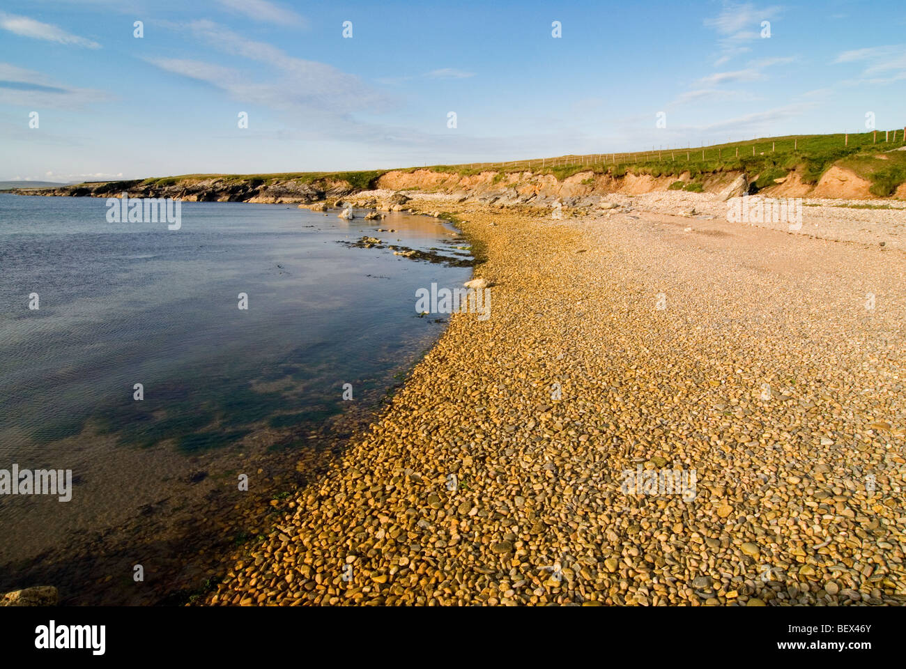 The beach at Brough on the small island of Fetlar in the Shetland ...